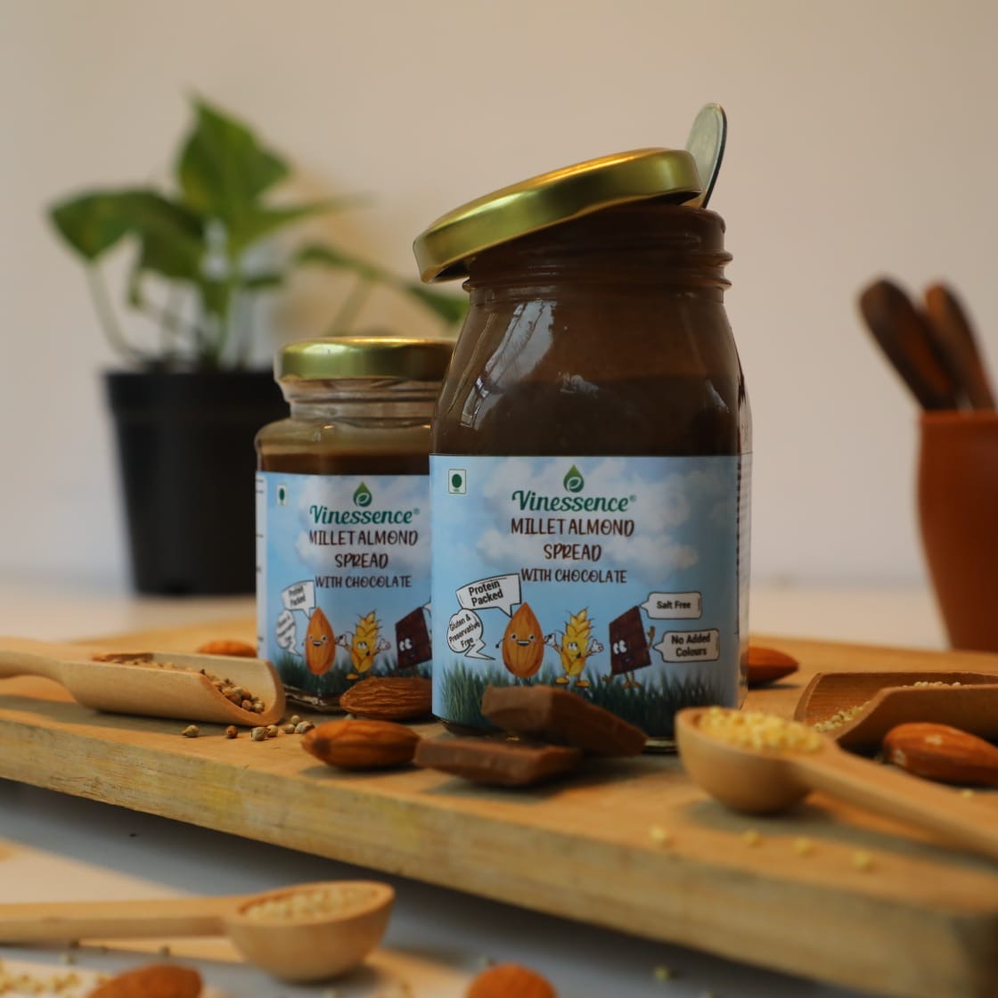 Millet Almond Spread with Chocolate – Sunshinebaby Products